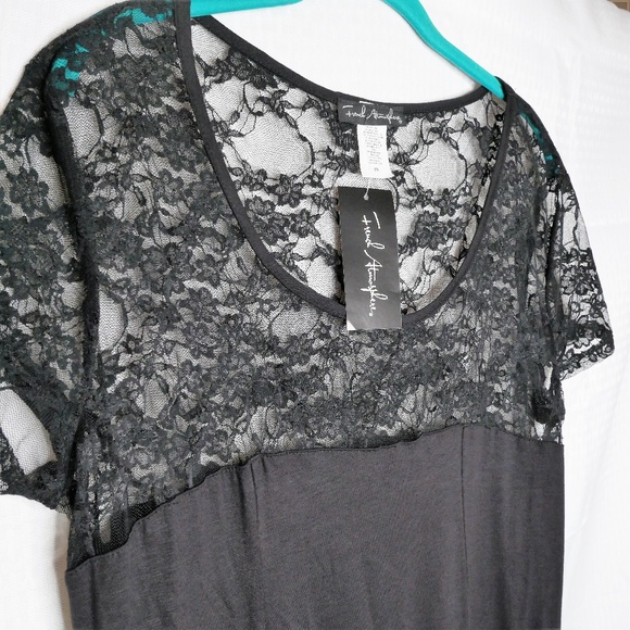 French Atmosphere | Tops | Nwt French Atmosphere Blouse W Scoop Neck ...